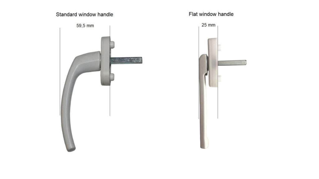 A window handle can easily be replaced - TGP Upvc and Aluminum Syst